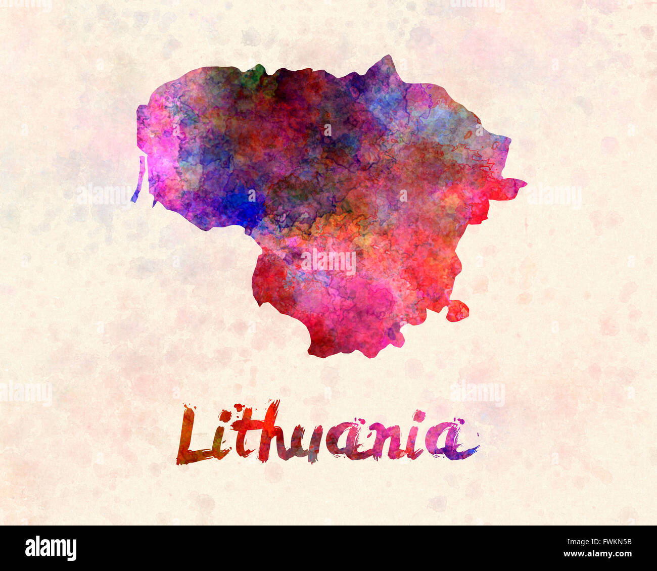 Lithuania poster hi-res stock photography and images - Alamy