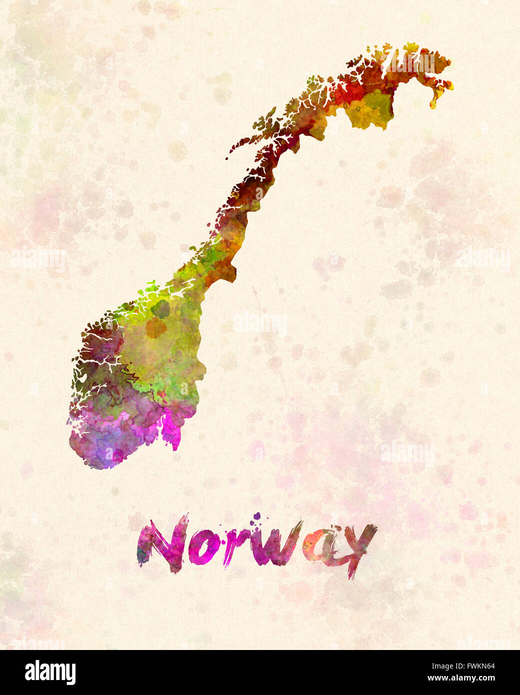 Norway illustration hi-res stock photography and images - Alamy