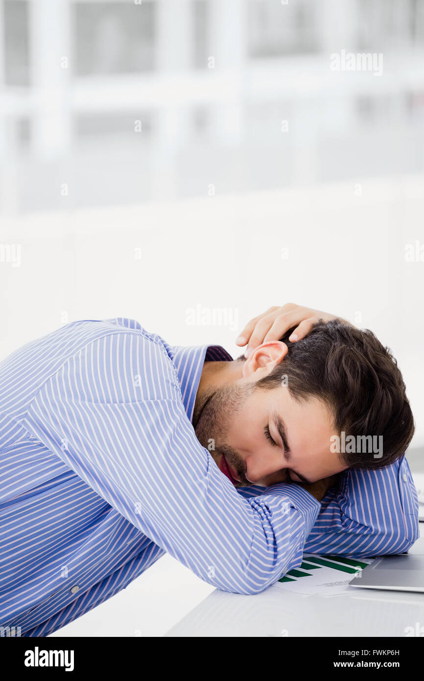 Person With Their Head Down