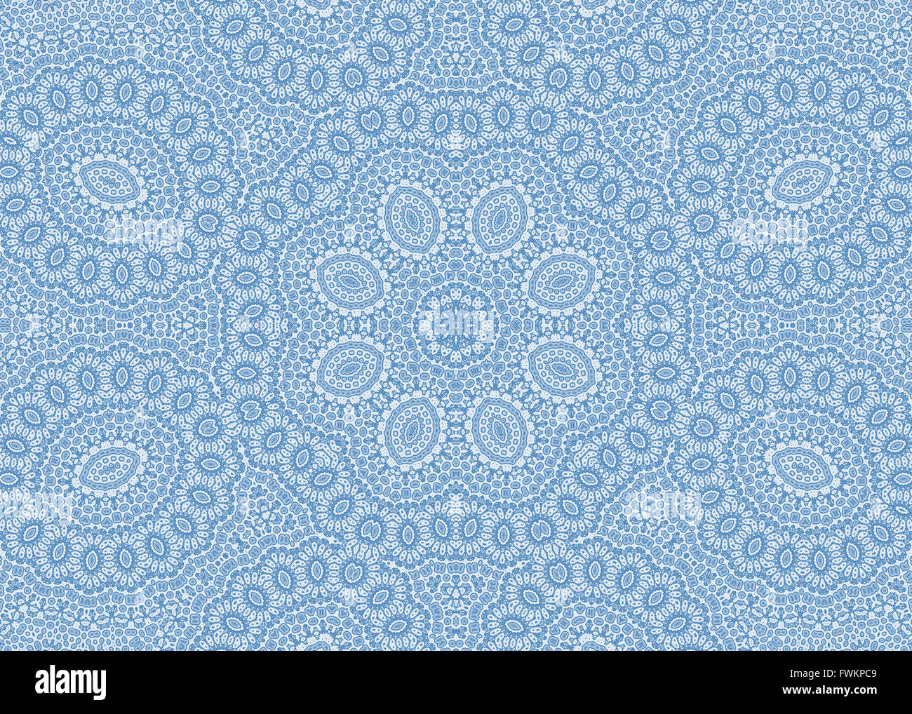 Blue abstract ornamental background Stock Photo - Alamy