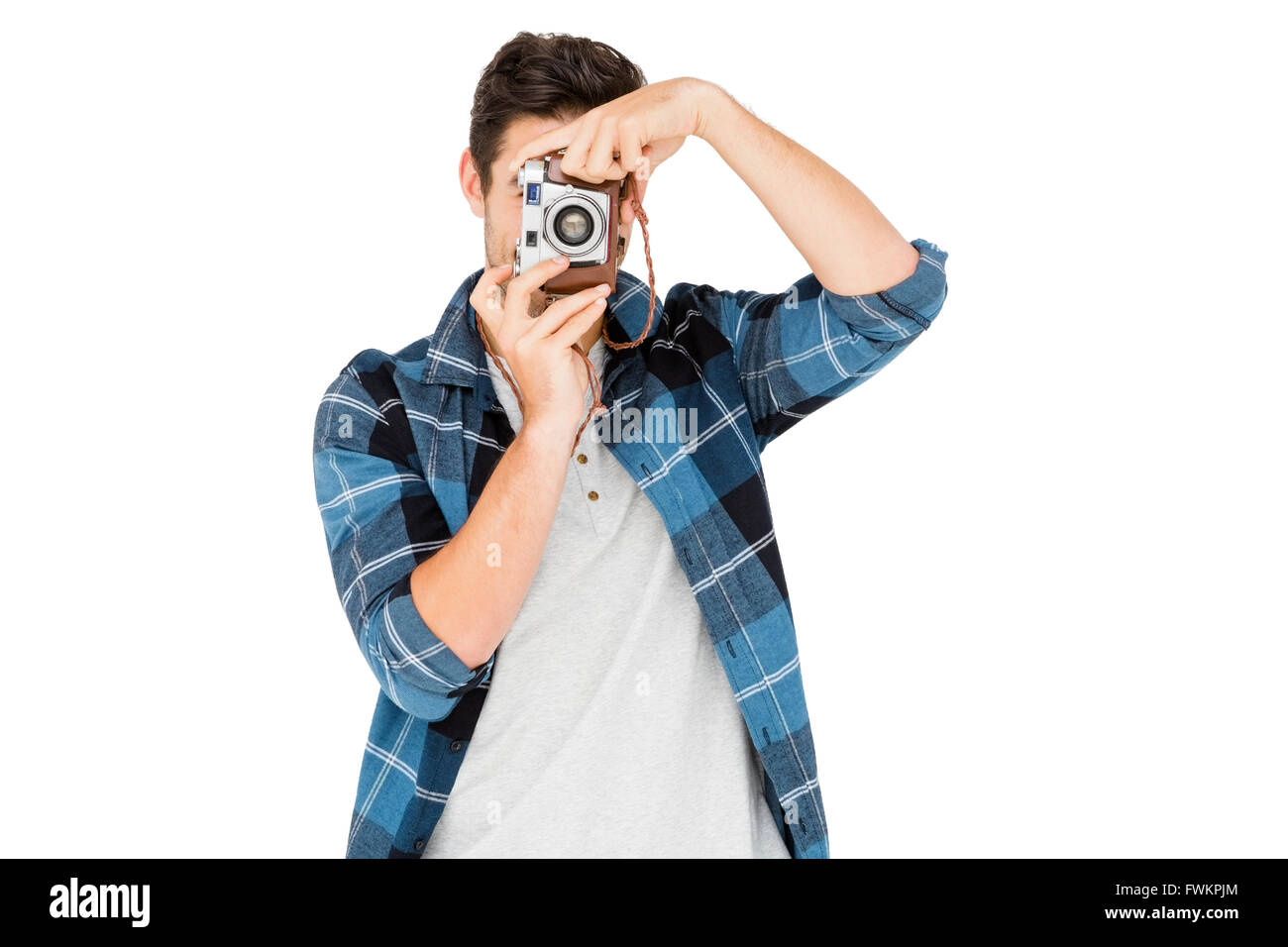 Man photographing with camera Stock Photo - Alamy