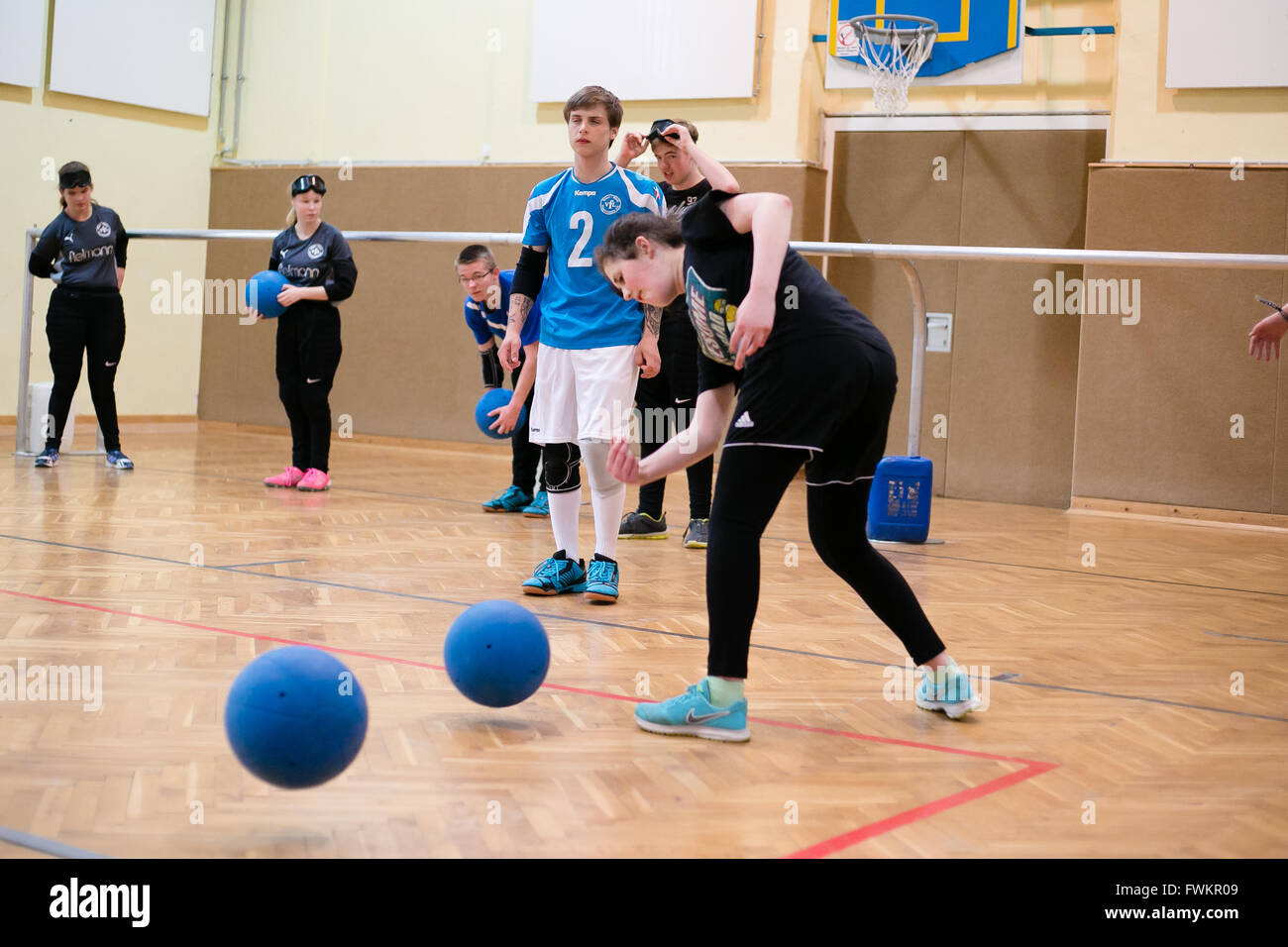 Goalball pitch hi-res stock photography and images - Alamy