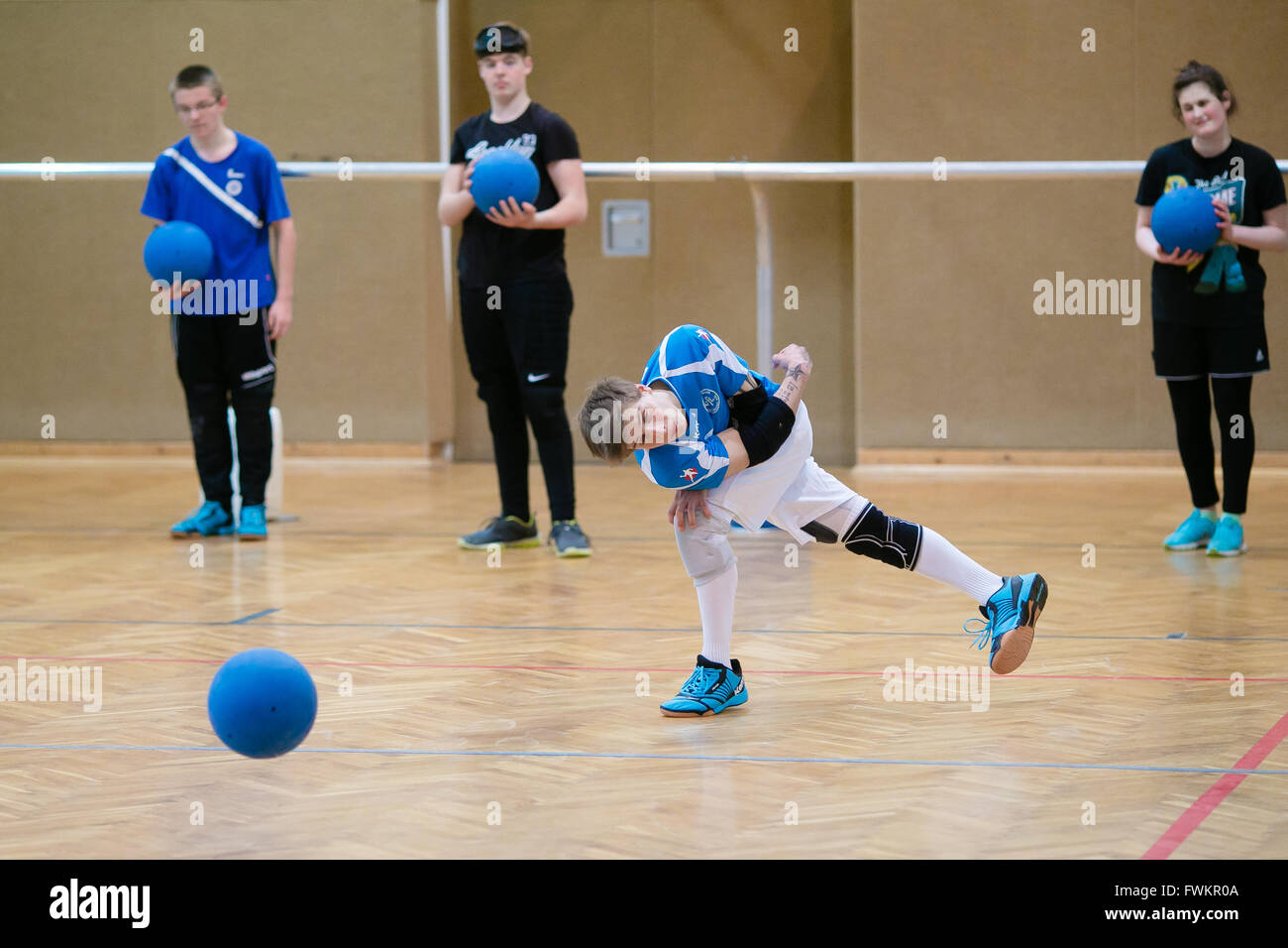 Goalball court hi-res stock photography and images - Alamy