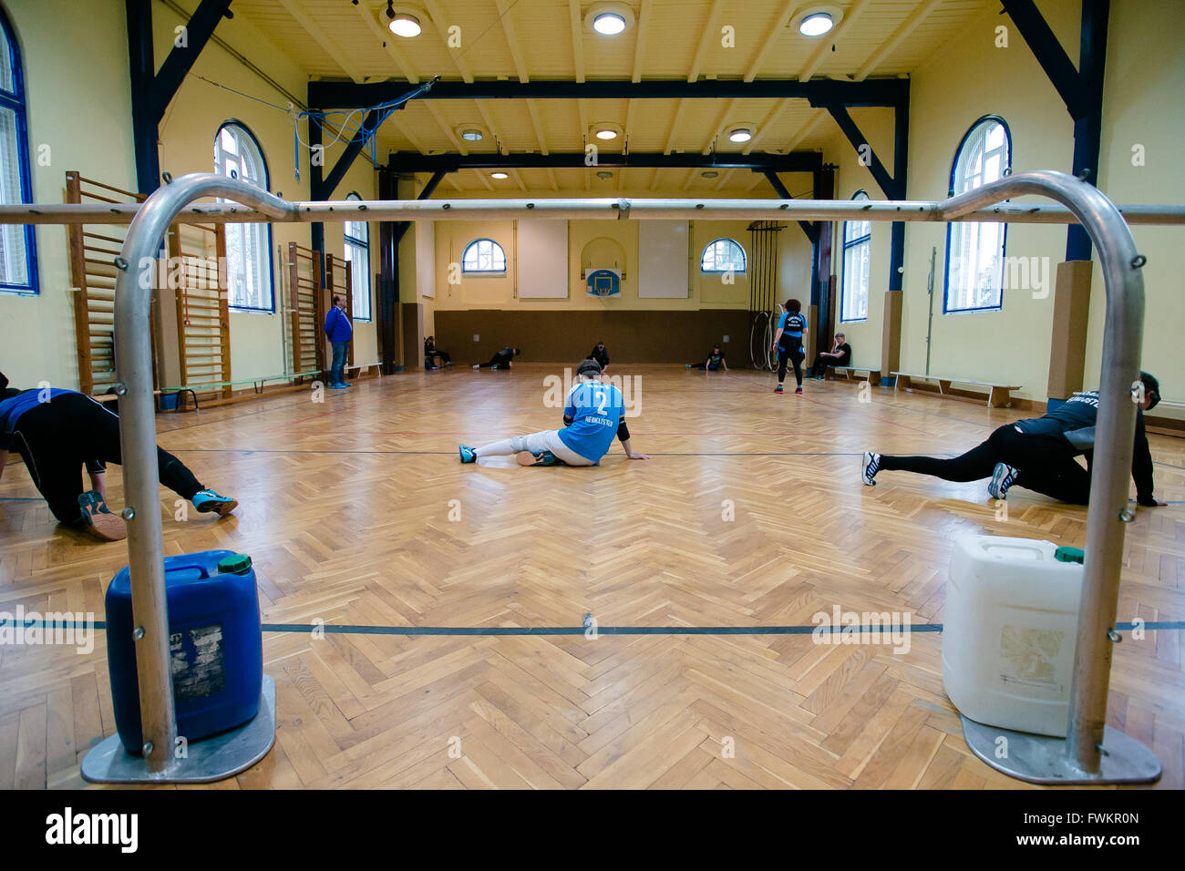 Goalball court hi-res stock photography and images - Alamy