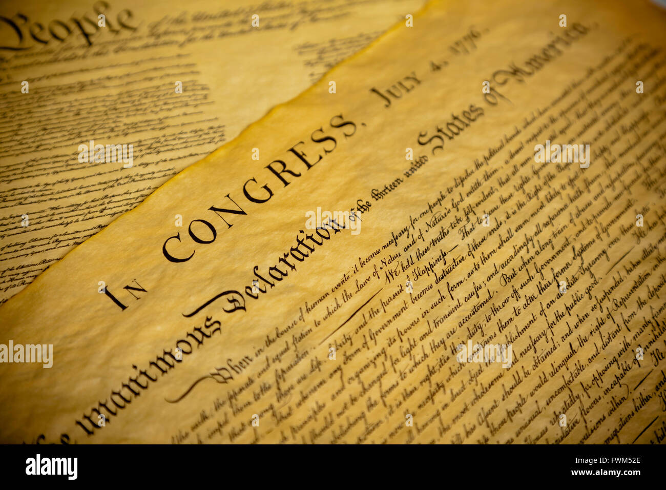 The Declaration of Independence and Constitution of the United Sates of ...