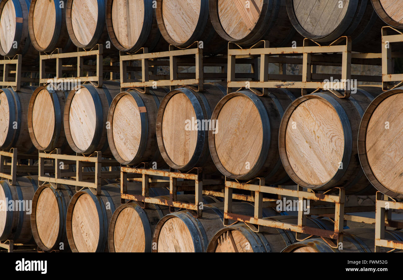 Wooden cask stand hi-res stock photography and images - Alamy