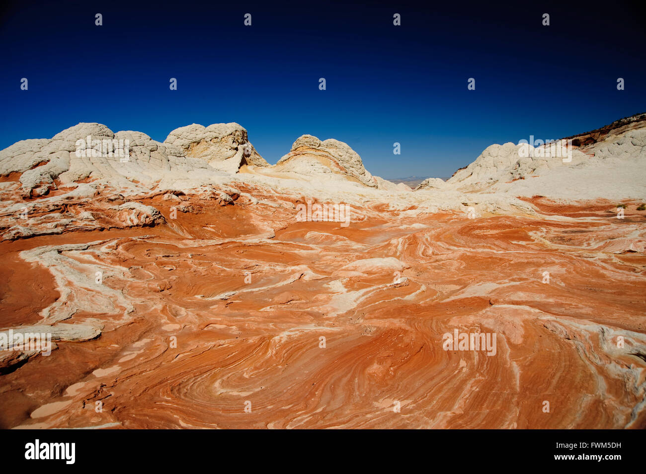 Sandstone Rock formations showing the signs of erosion from wind and ...