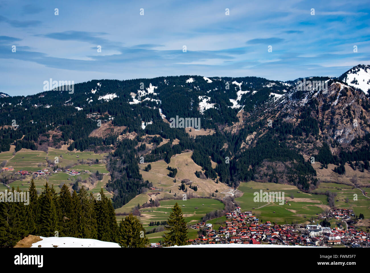 German alpine village hi-res stock photography and images - Alamy