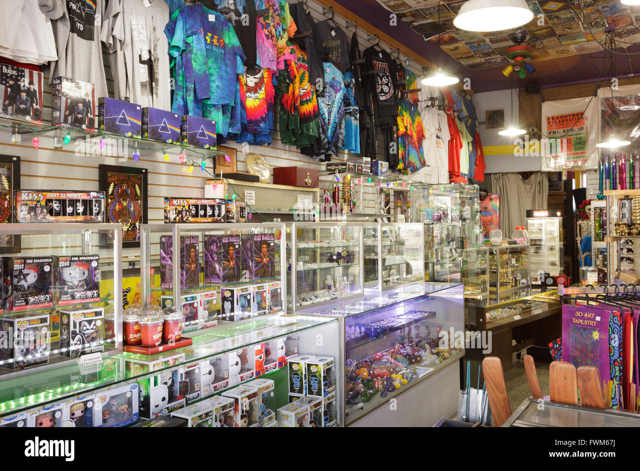 Alternative store, NoDa district, Charlotte, North Carolina, USA Stock ...