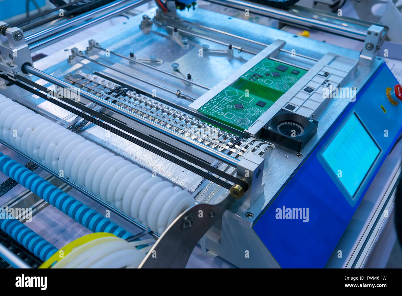 robotic hand machine tool at industrial manufacture factory Stock Photo ...
