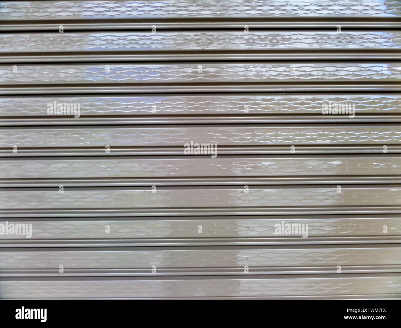Over view to roller shutter door background Stock Photo - Alamy