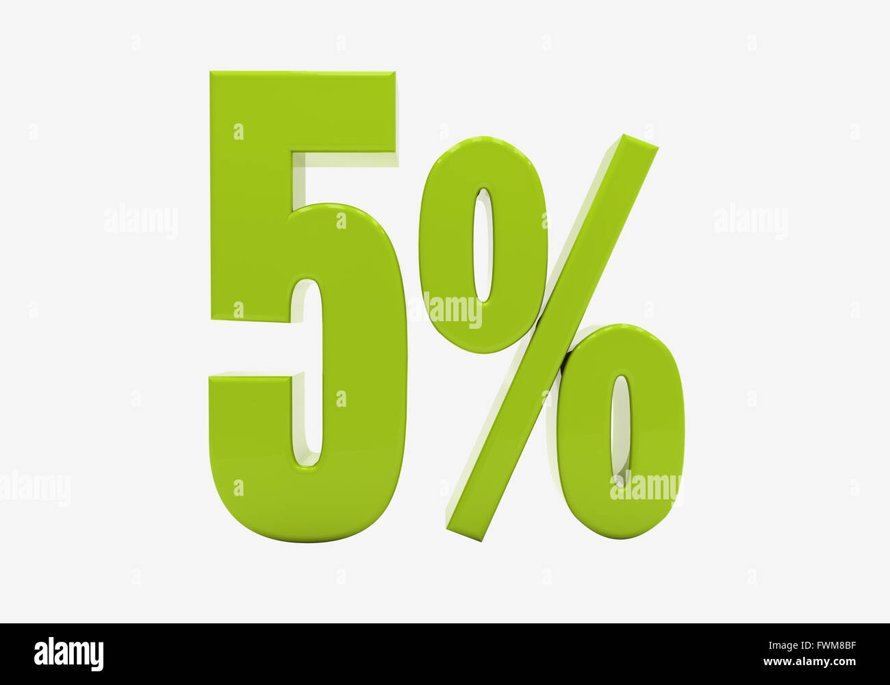 3d percentage discount sign isolated on white Stock Photo - Alamy