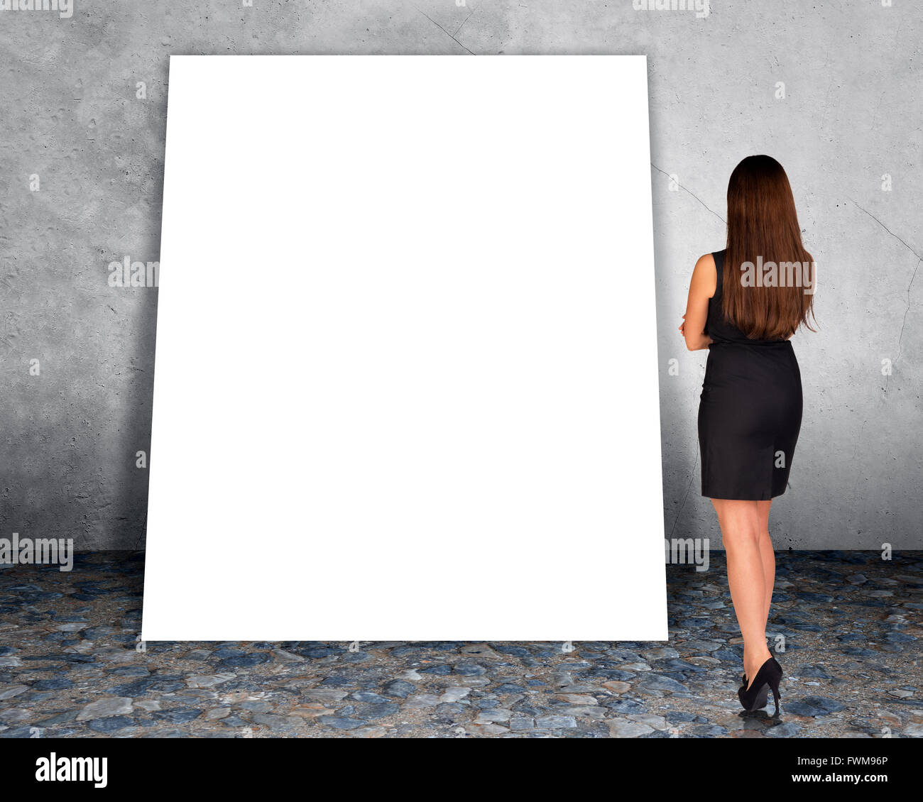Big blank banner Stock Photo - Alamy