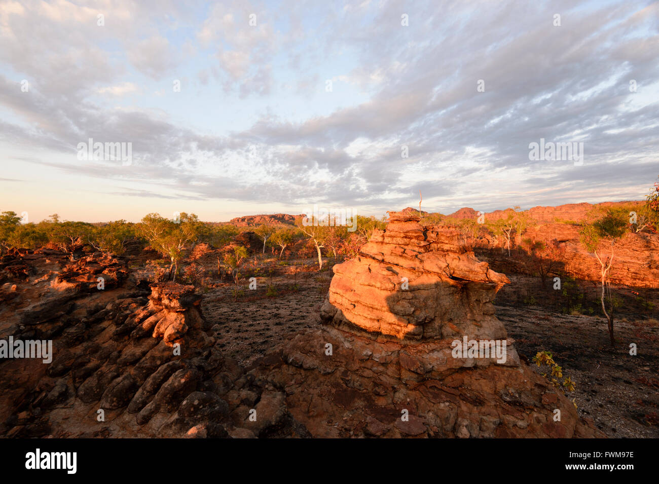 Sunrise over Keep River National Park, Northern Territory, Australia ...