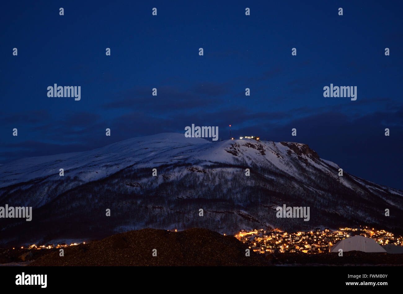 Tromso night time hi-res stock photography and images - Alamy