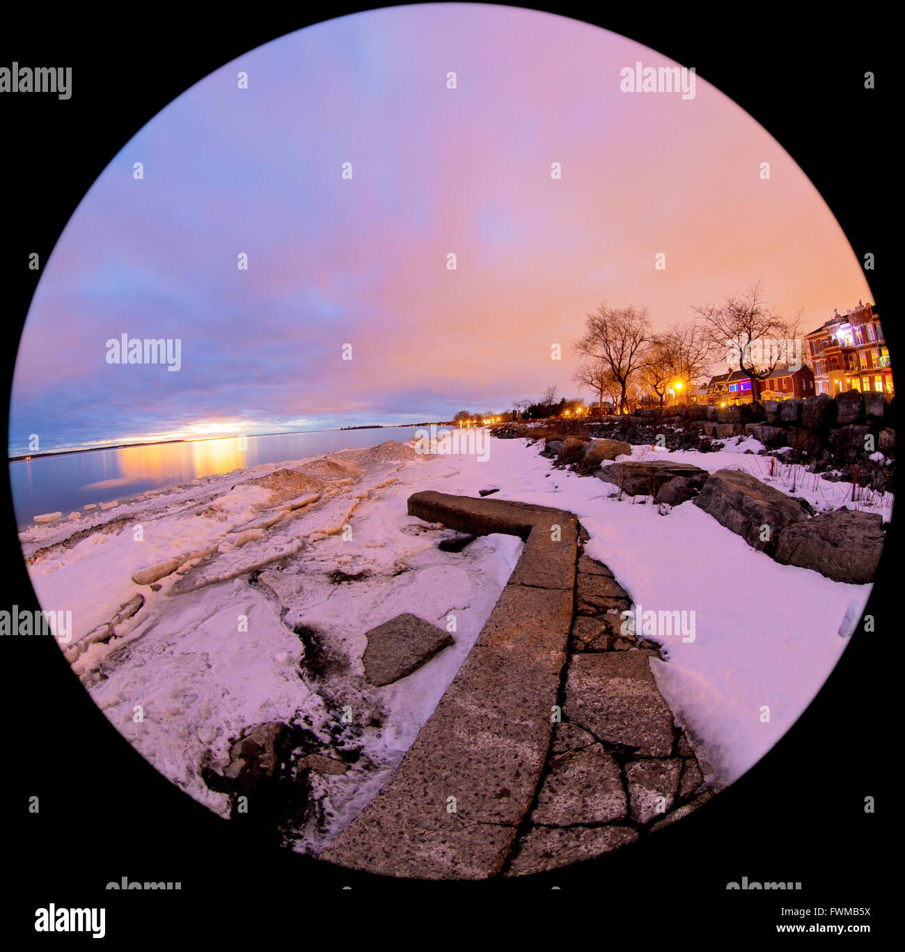 Lachine Lakeshore Quebec Canada Stock Photo - Alamy