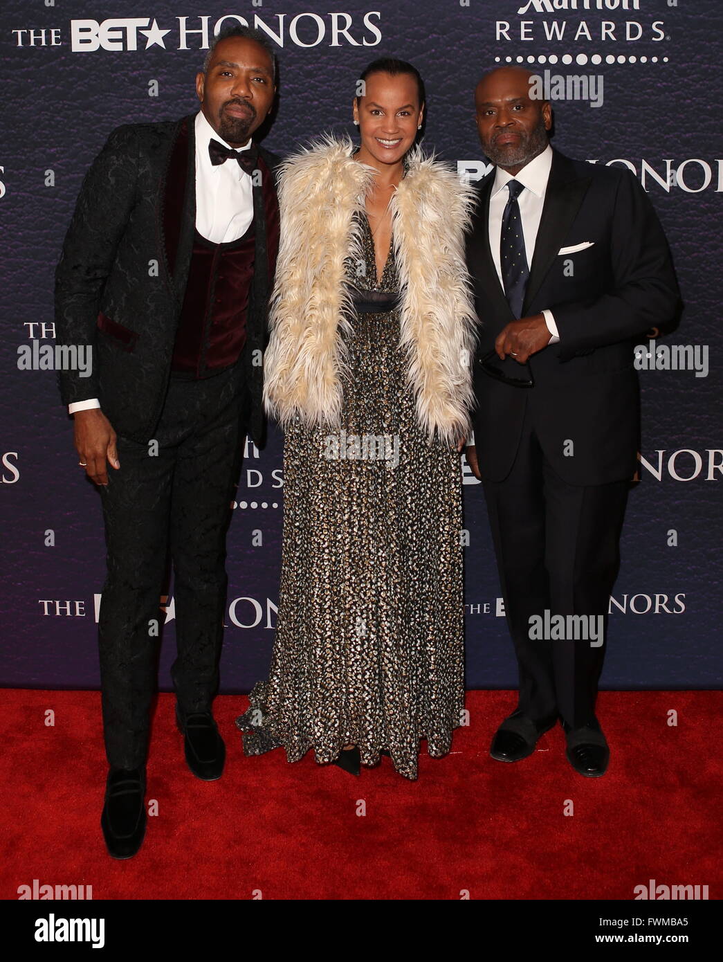 The BET Honors 2016 - Arrivals Featuring: Louis Carr, Erica Reid, L.A ...