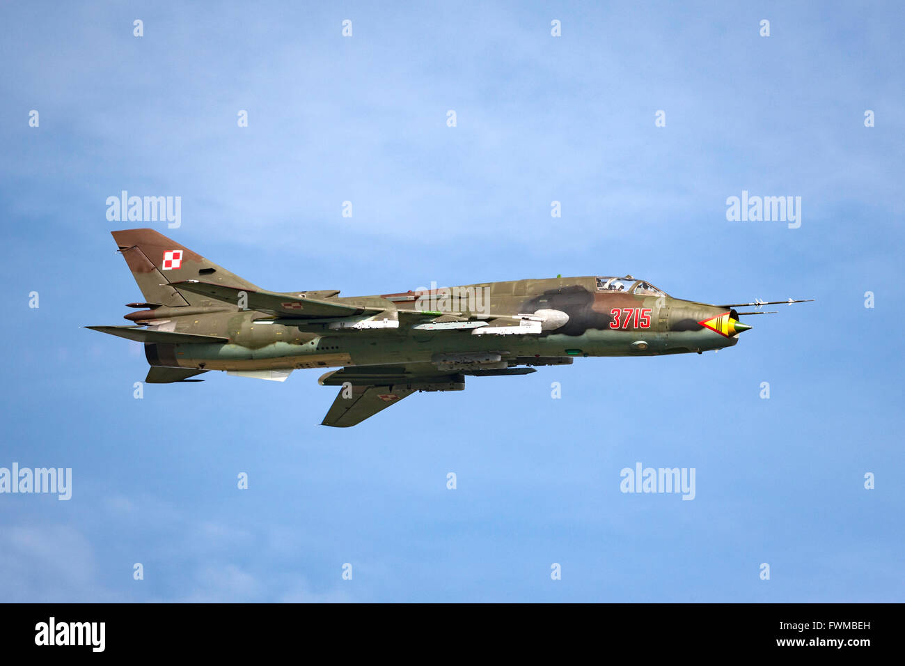 Sukhoi su 22 fitter soviet fighter bomber hi-res stock photography and ...
