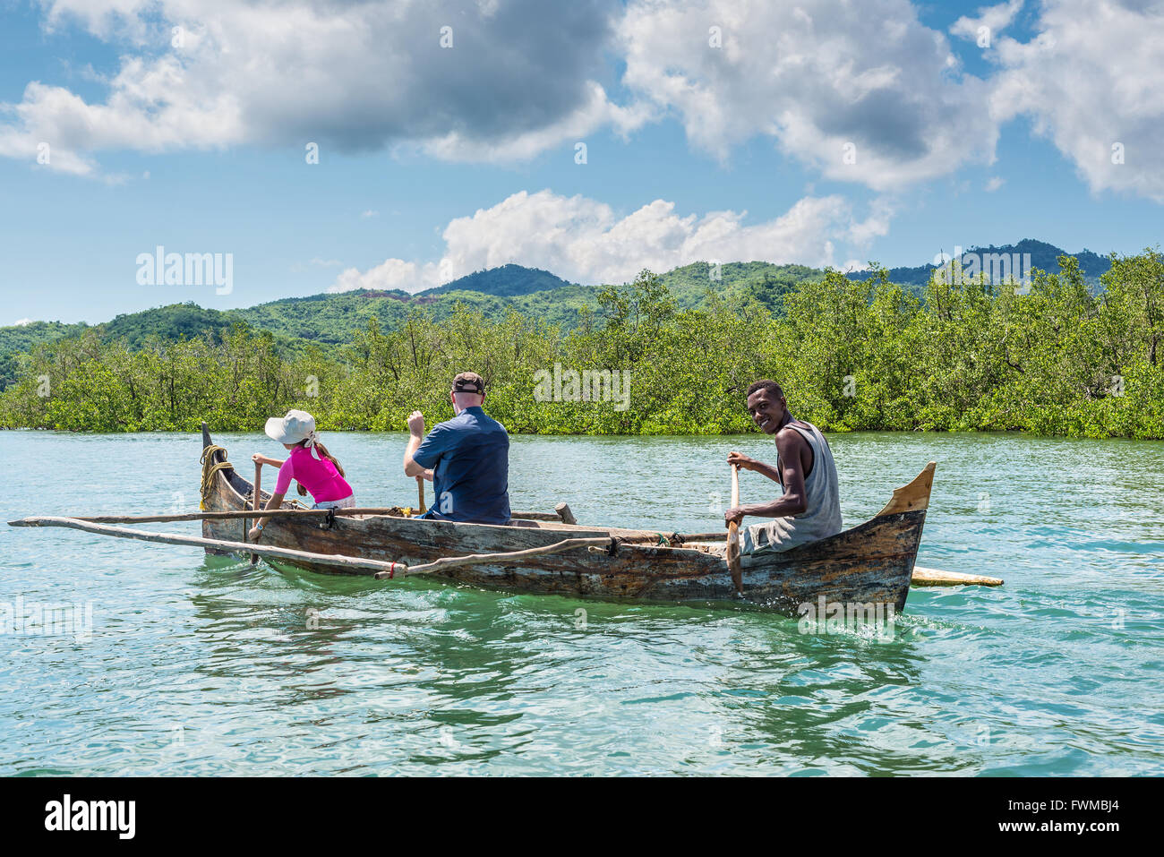 Girl rowing madagascar hi-res stock photography and images - Alamy