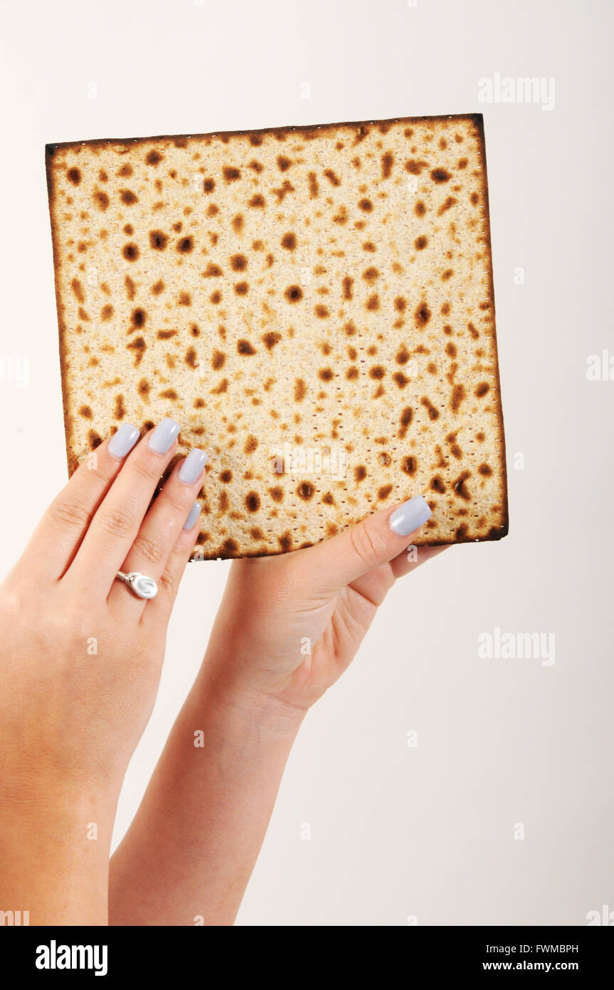 Passover Matzo - Jewish holiday Stock Photo - Alamy
