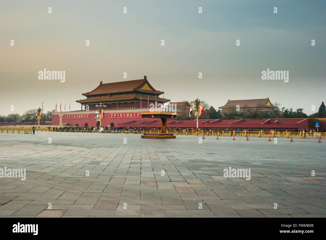 Gate of Heavenly Peace - entrance to the Palace Museum in Beijin Stock ...