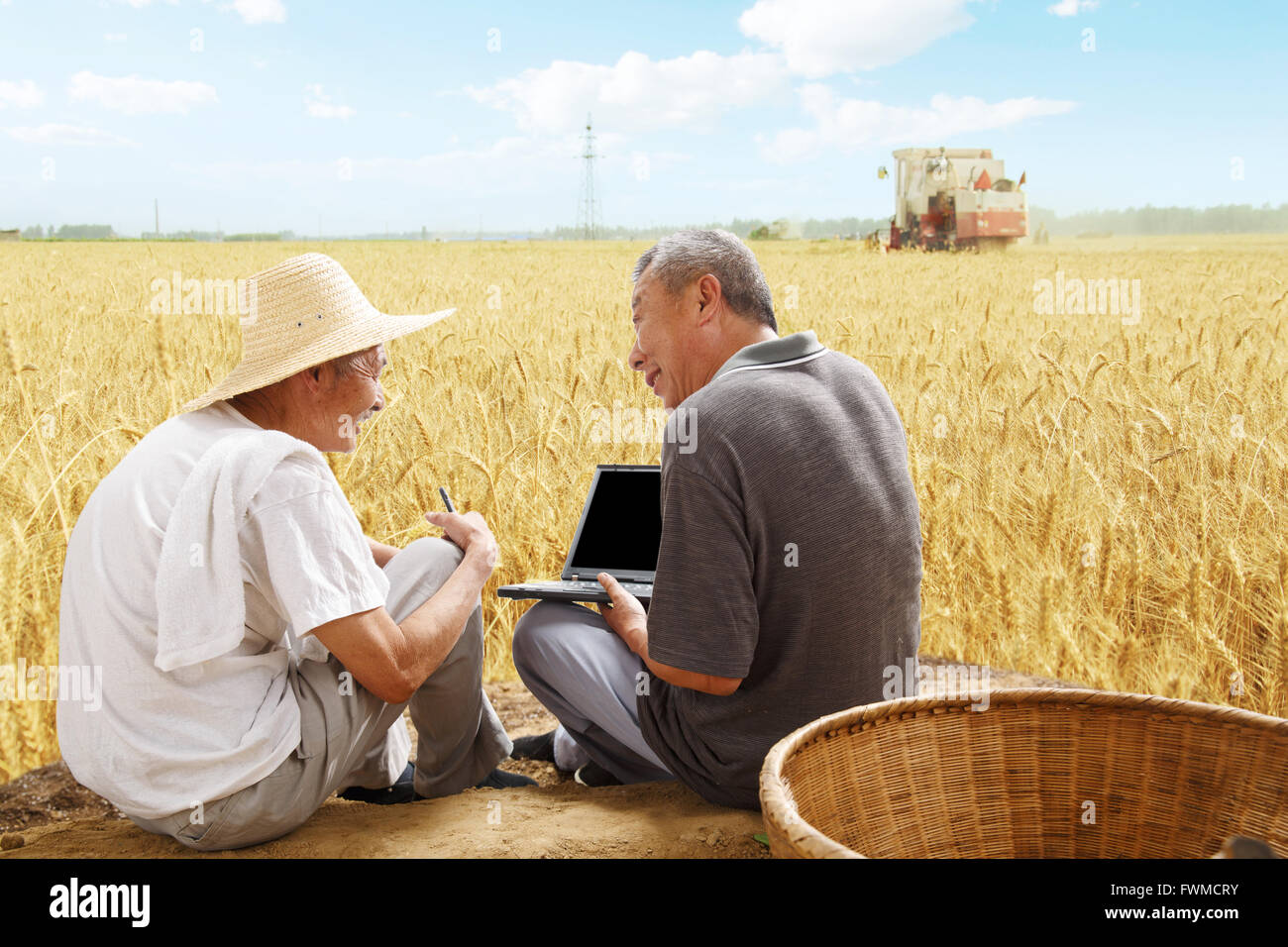Two Farmers Talking High Resolution Stock Photography and Images - Alamy