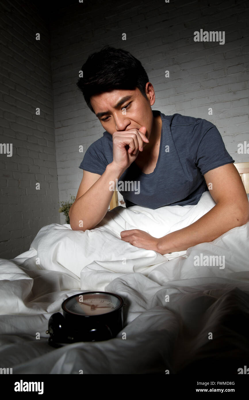 Young man in ill Stock Photo - Alamy