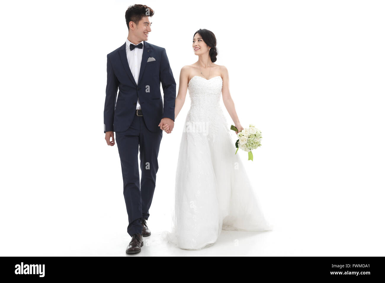 Bride and groom Stock Photo - Alamy