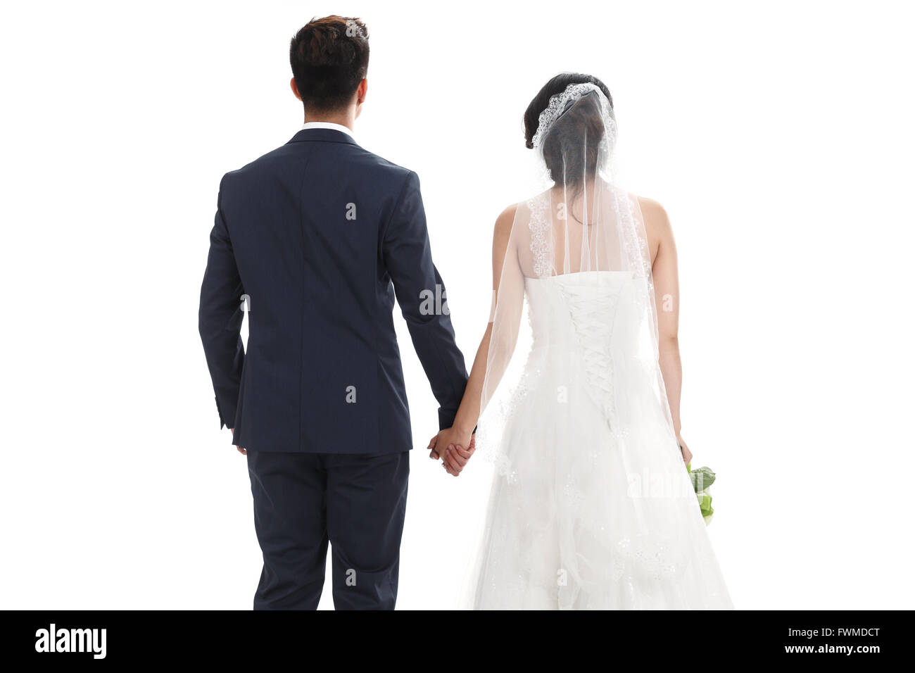 Bride walking Cut Out Stock Images & Pictures - Alamy