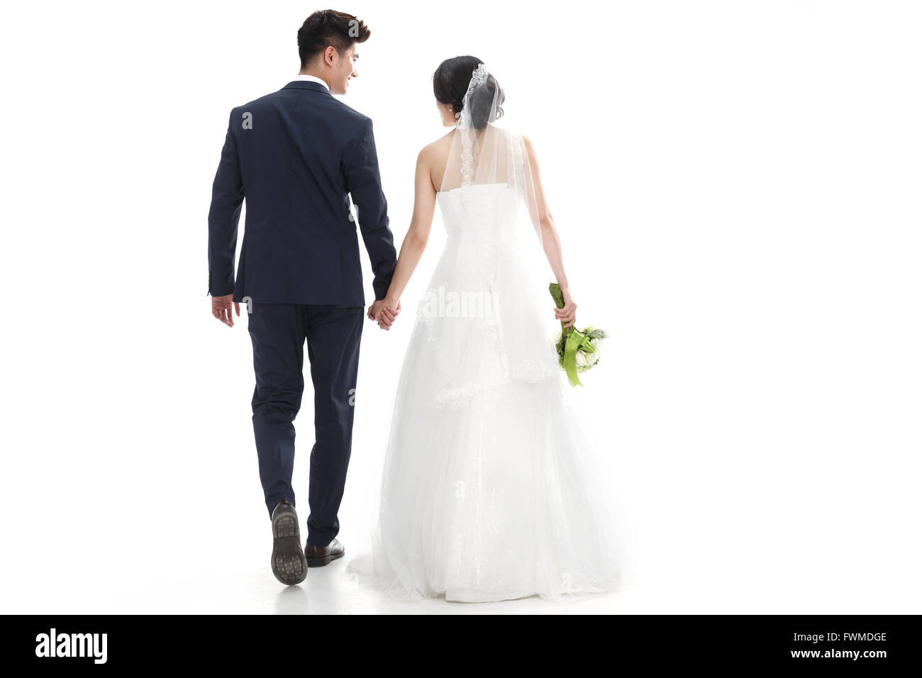 Bride and groom Stock Photo - Alamy