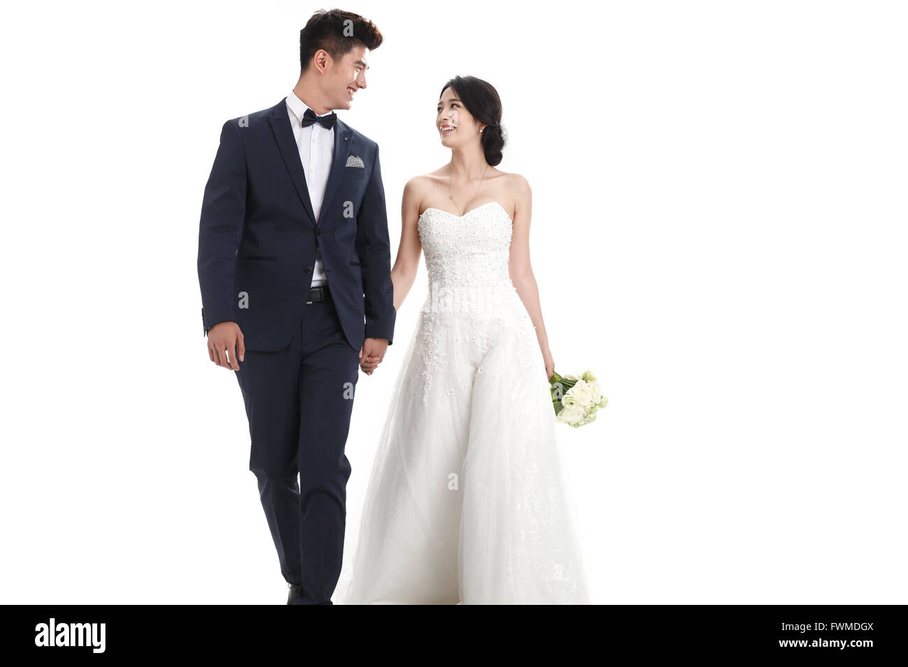 Bride and groom Stock Photo - Alamy