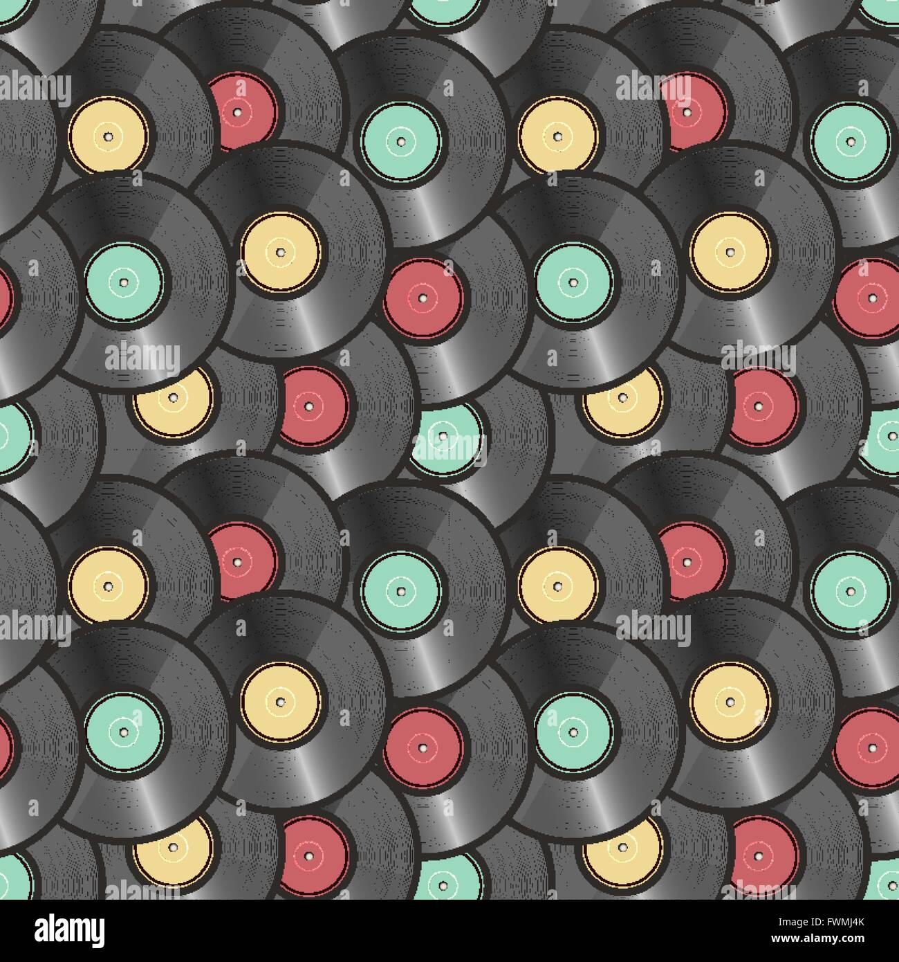 Vinyl records background Stock Vector Images - Alamy