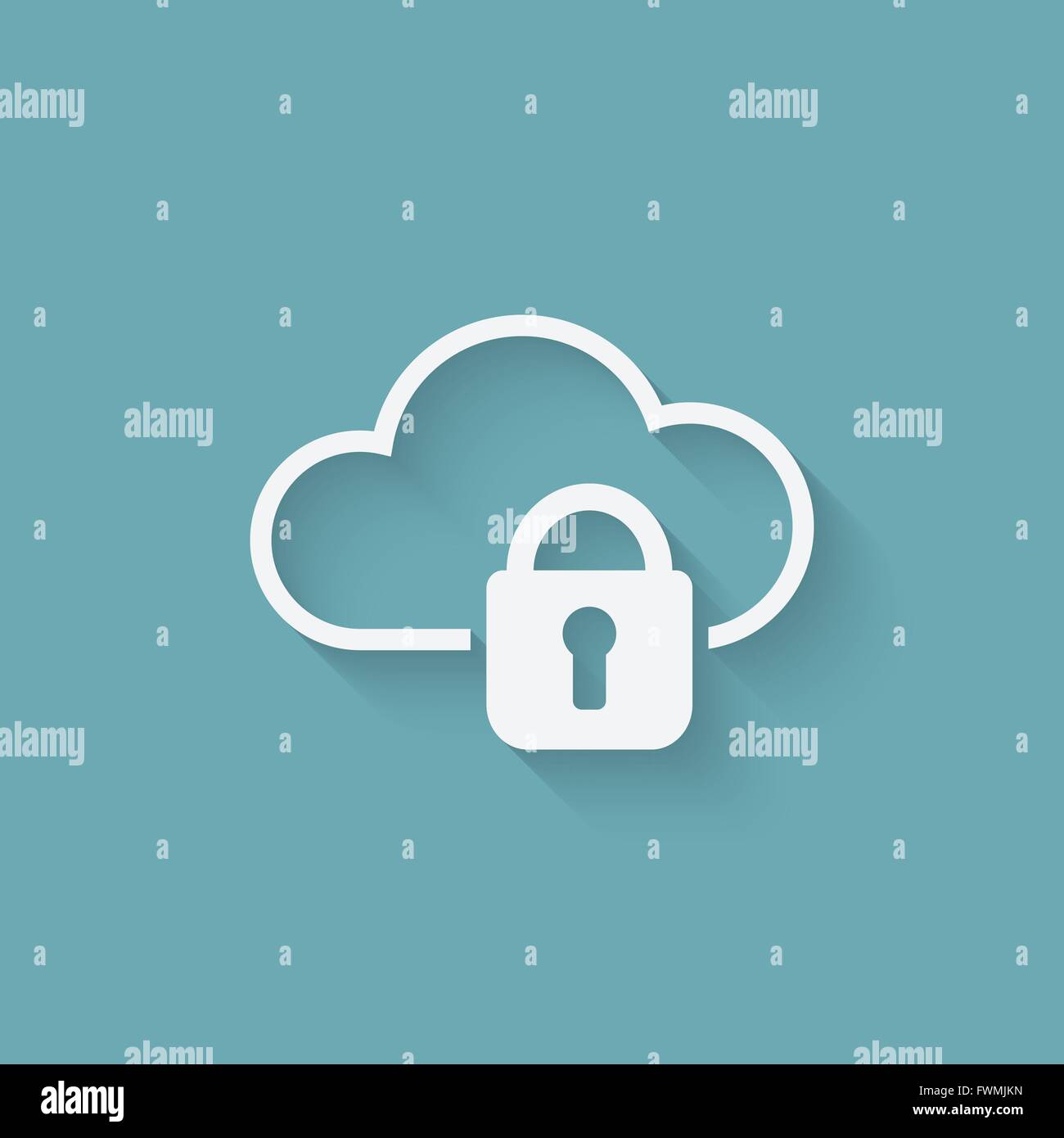 Private cloud safe Stock Vector Images - Alamy