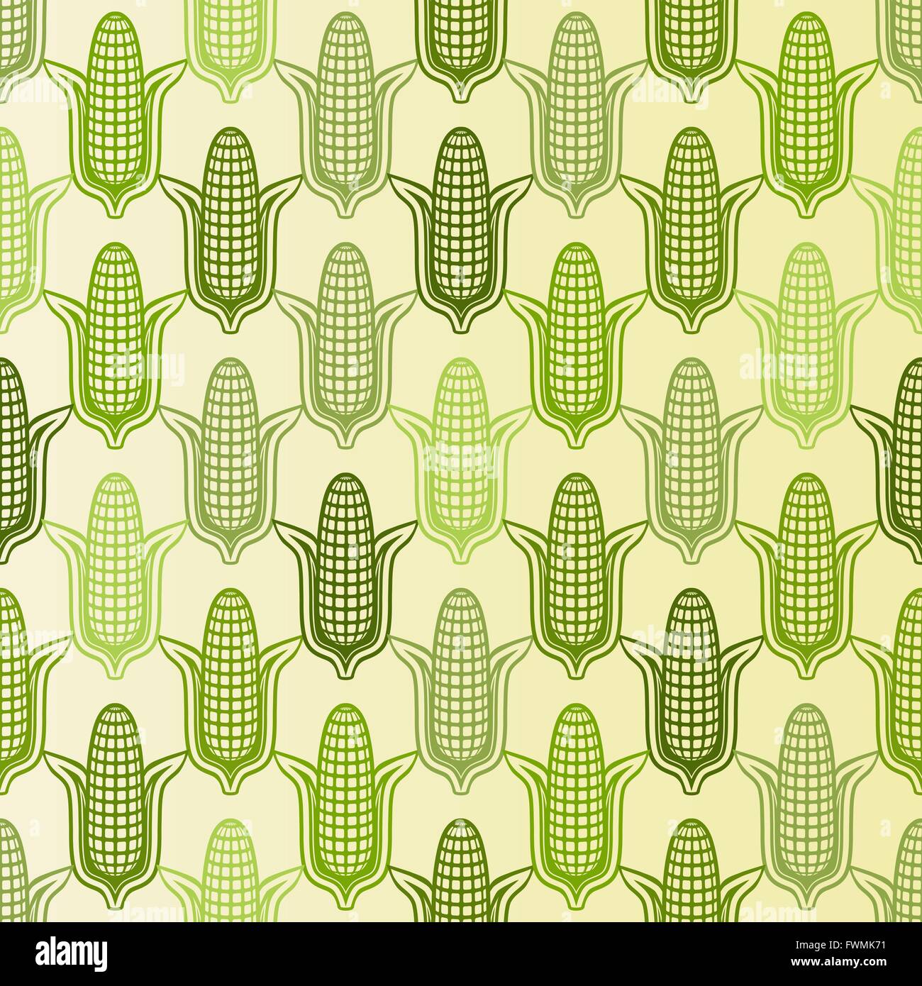 corn seamless pattern - vector illustration. eps 8 Stock Vector Image ...