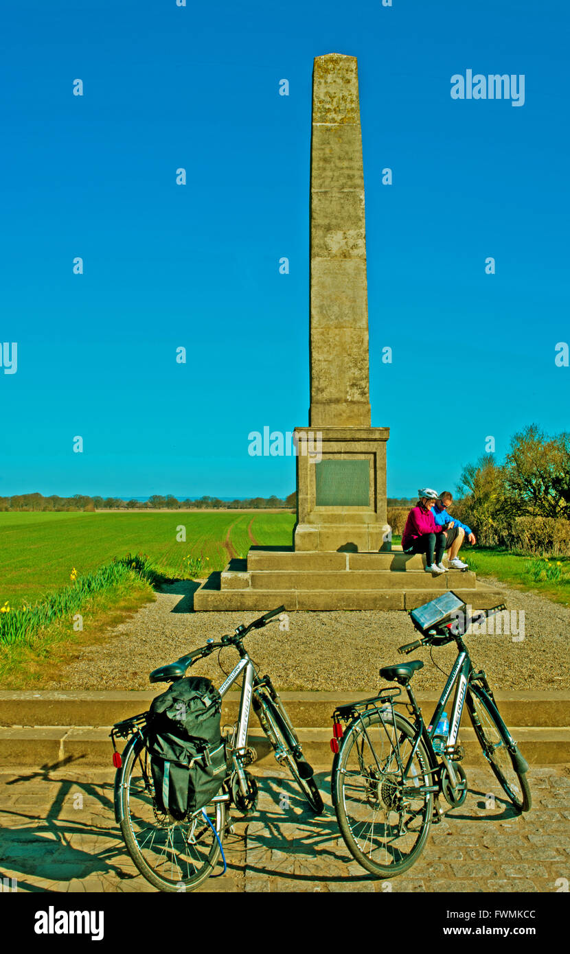 Monument of Battle of Marston Moor in 1644 Stock Photo - Alamy