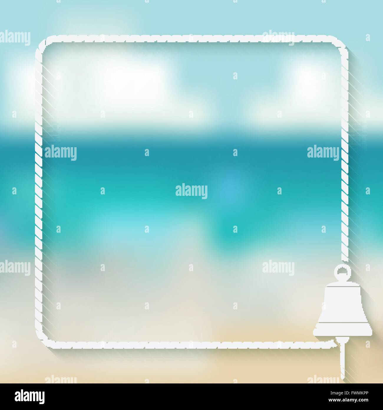 ship bell marine background. vector illustration - eps 10 Stock Vector ...