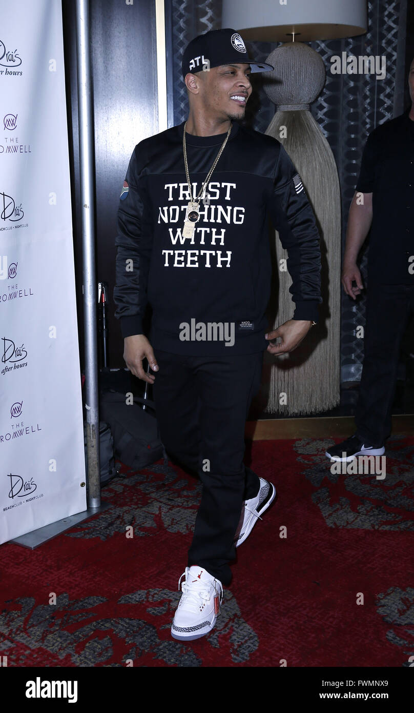 TI Harris performs at Drais Nightclub Featuring: T.I. Harris Where: Las ...