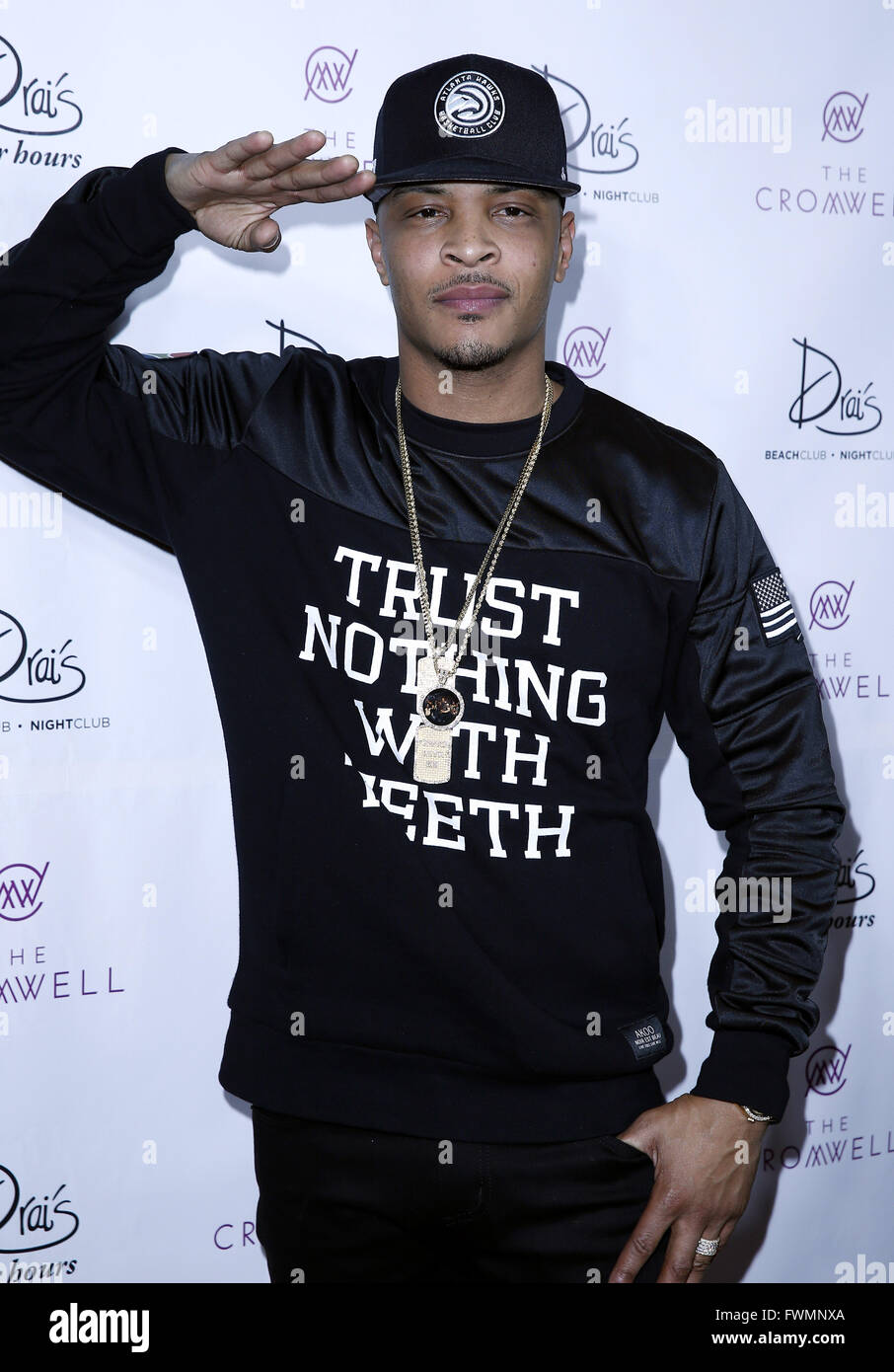TI Harris performs at Drais Nightclub Featuring: T.I. Harris Where: Las ...