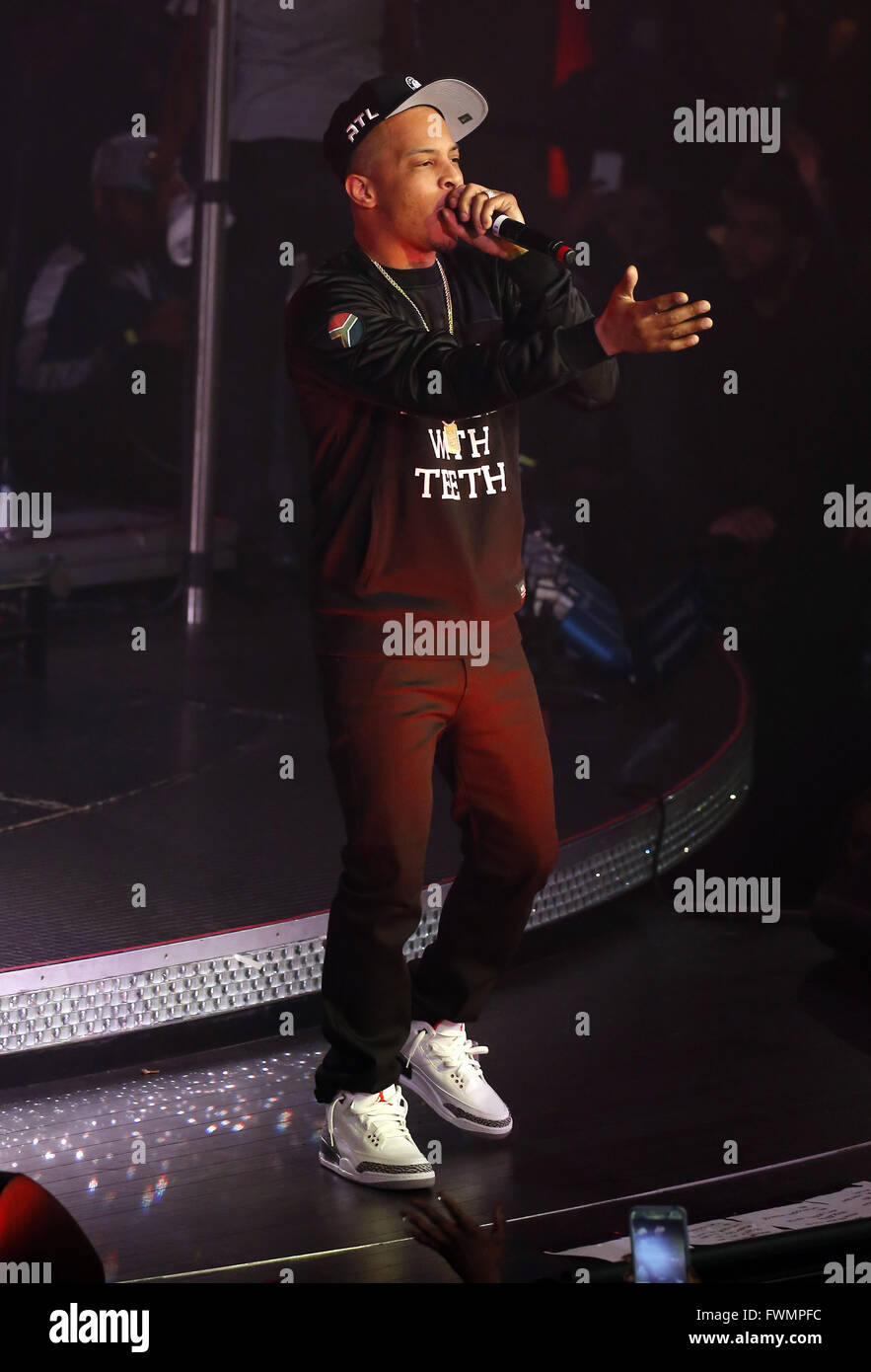 TI Harris performs at Drais Nightclub Featuring: T.I. Harris Where: Las ...