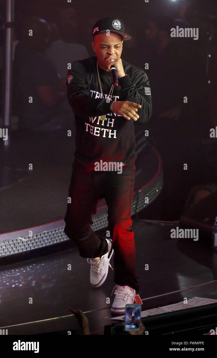 TI Harris performs at Drais Nightclub Featuring: T.I. Harris Where: Las ...