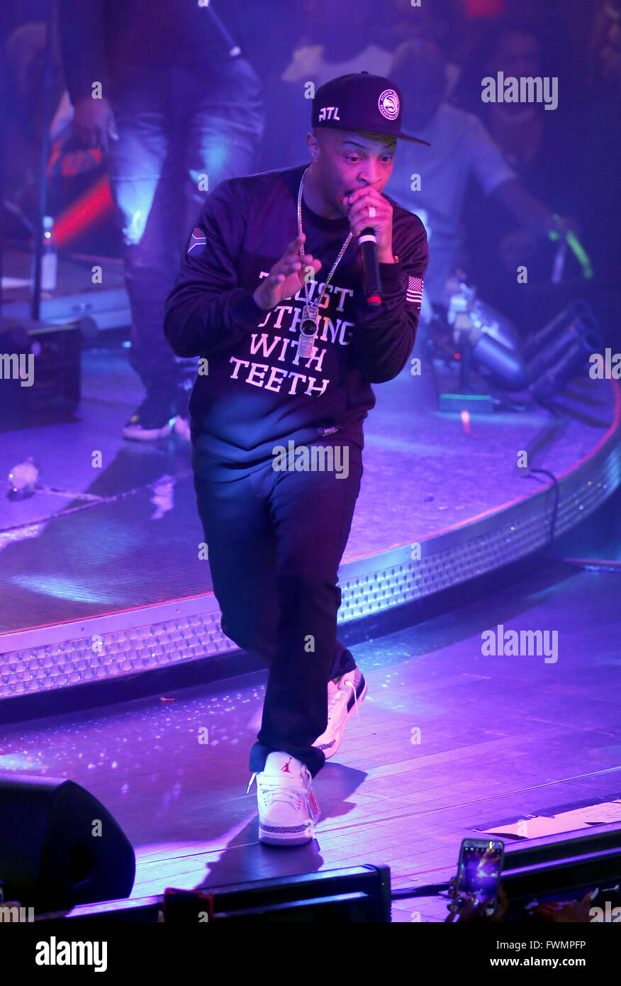 TI Harris performs at Drais Nightclub Featuring: T.I. Harris Where: Las ...