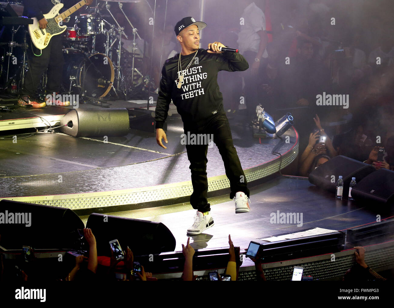 TI Harris performs at Drais Nightclub Featuring: T.I. Harris Where: Las ...