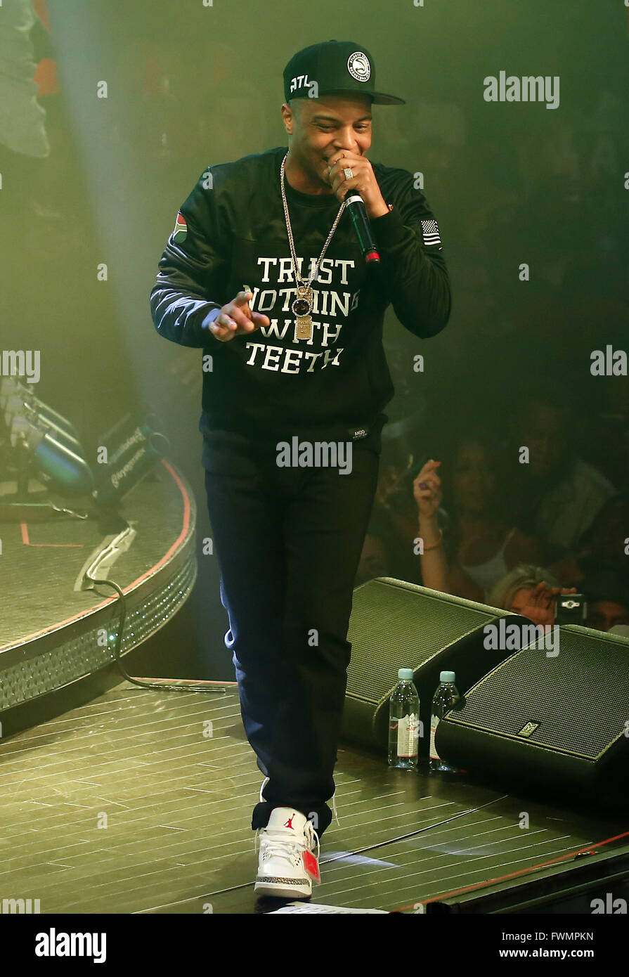 TI Harris performs at Drais Nightclub Featuring: T.I. Harris Where: Las ...