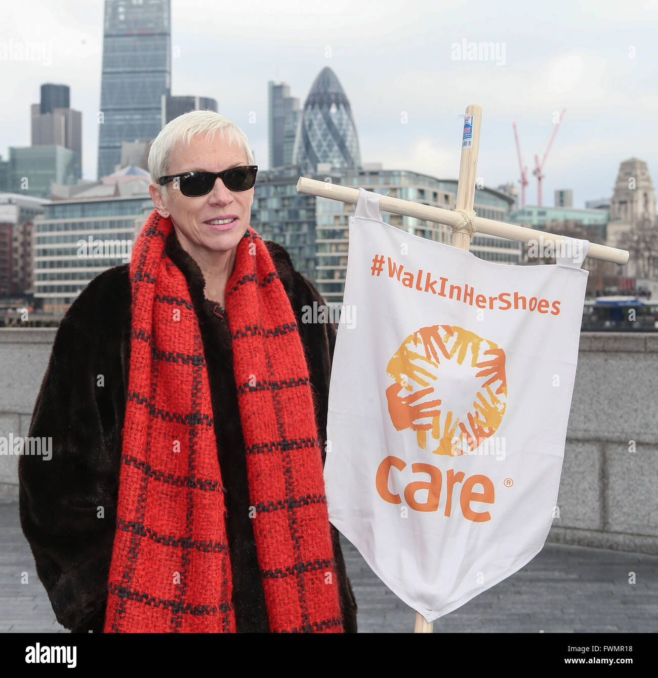 International Women's Day 'Walk In Her Shoes' March Featuring: Annie Lennox Where: London ...