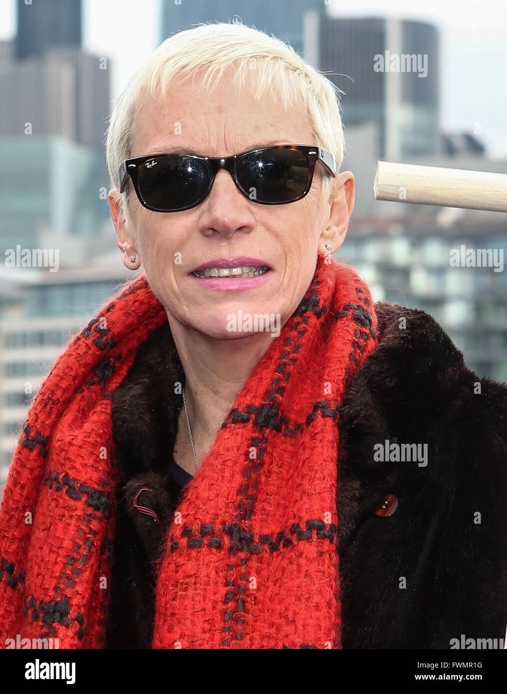 International Women's Day 'Walk In Her Shoes' March Featuring: Annie Lennox Where: London ...