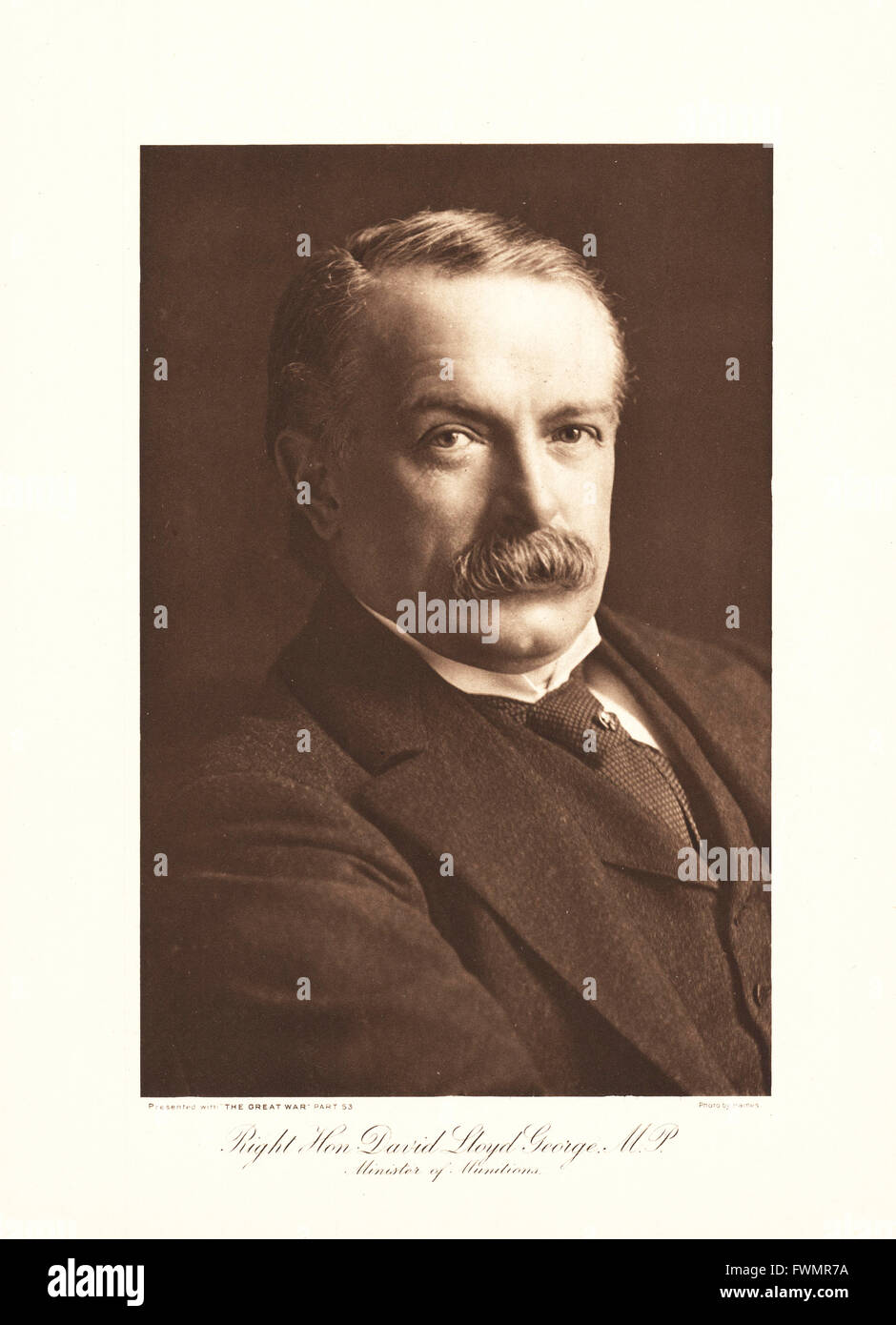1915 The Great War Illustration of David Lloyd George Stock Photo - Alamy