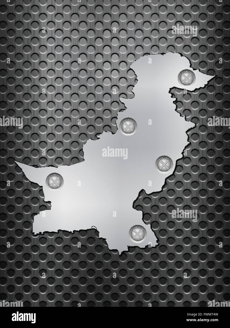 Map pakistan Stock Vector Images - Alamy