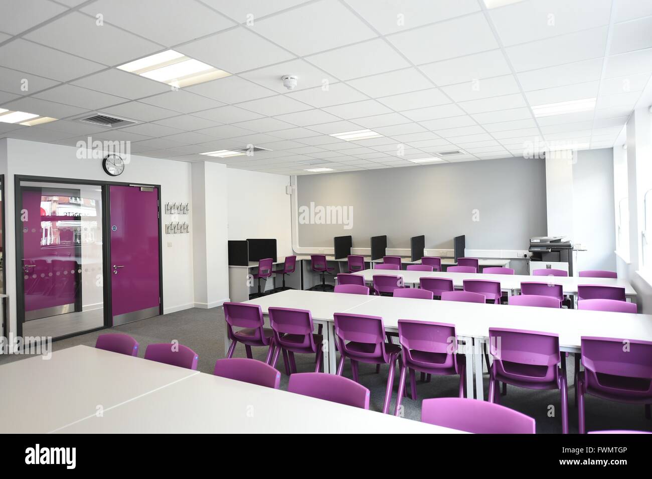 Modern Meeting Room or Class room Stock Photo - Alamy
