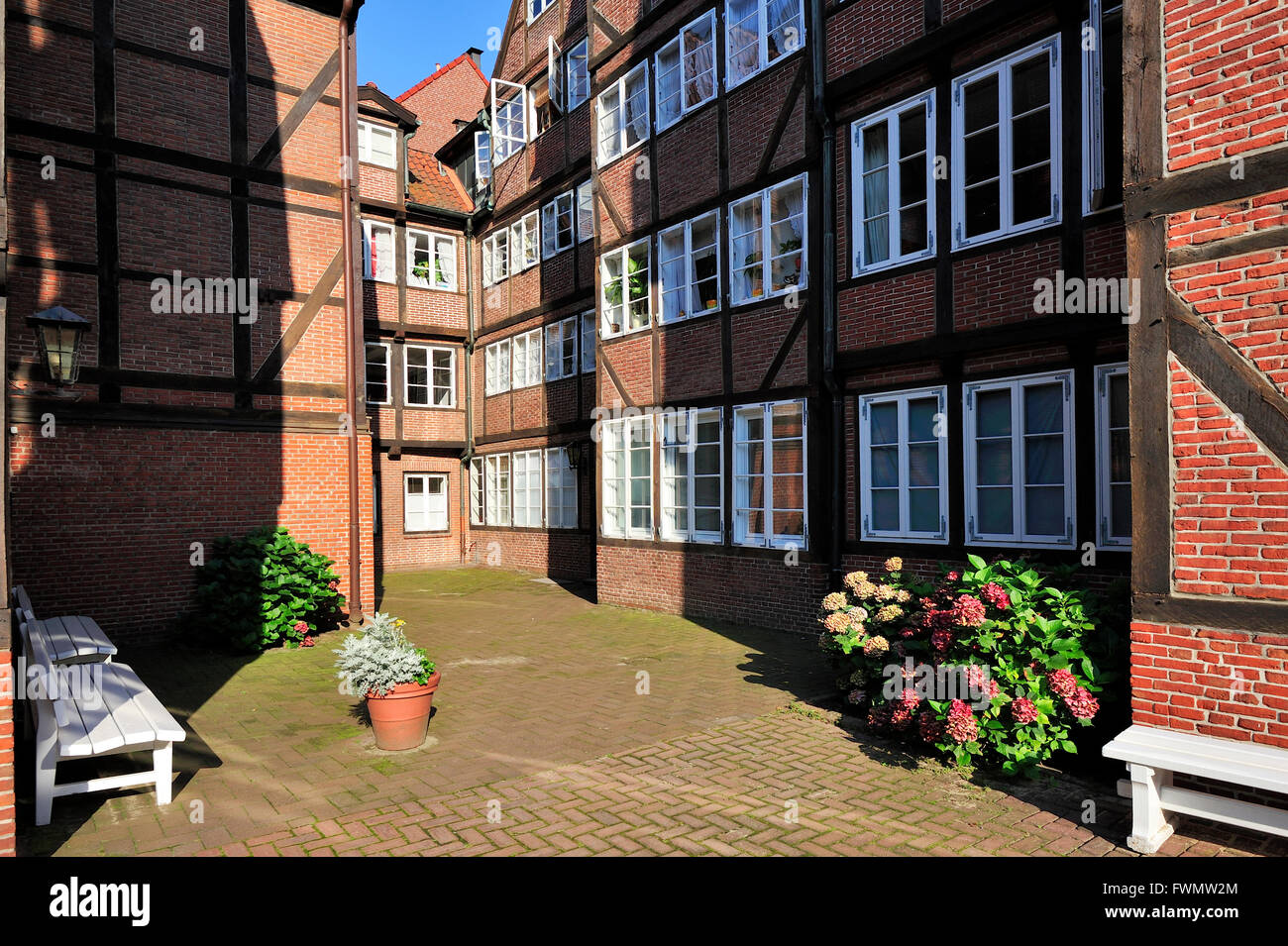 Peterstrasse , Hamburg, Germany Stock Photo - Alamy