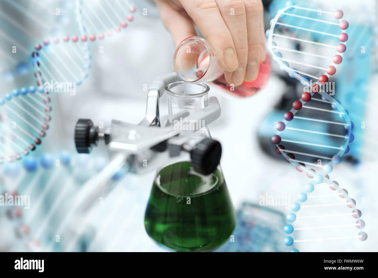 Dna test tubes hi-res stock photography and images - Alamy